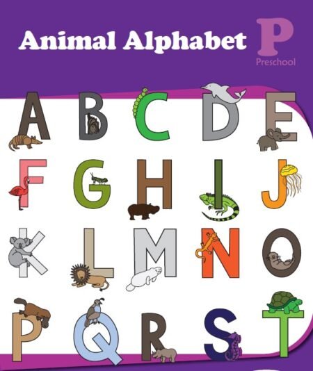 Animal Alphabet Workbook - Lembar Latihan Anak TK dan SD Gratis